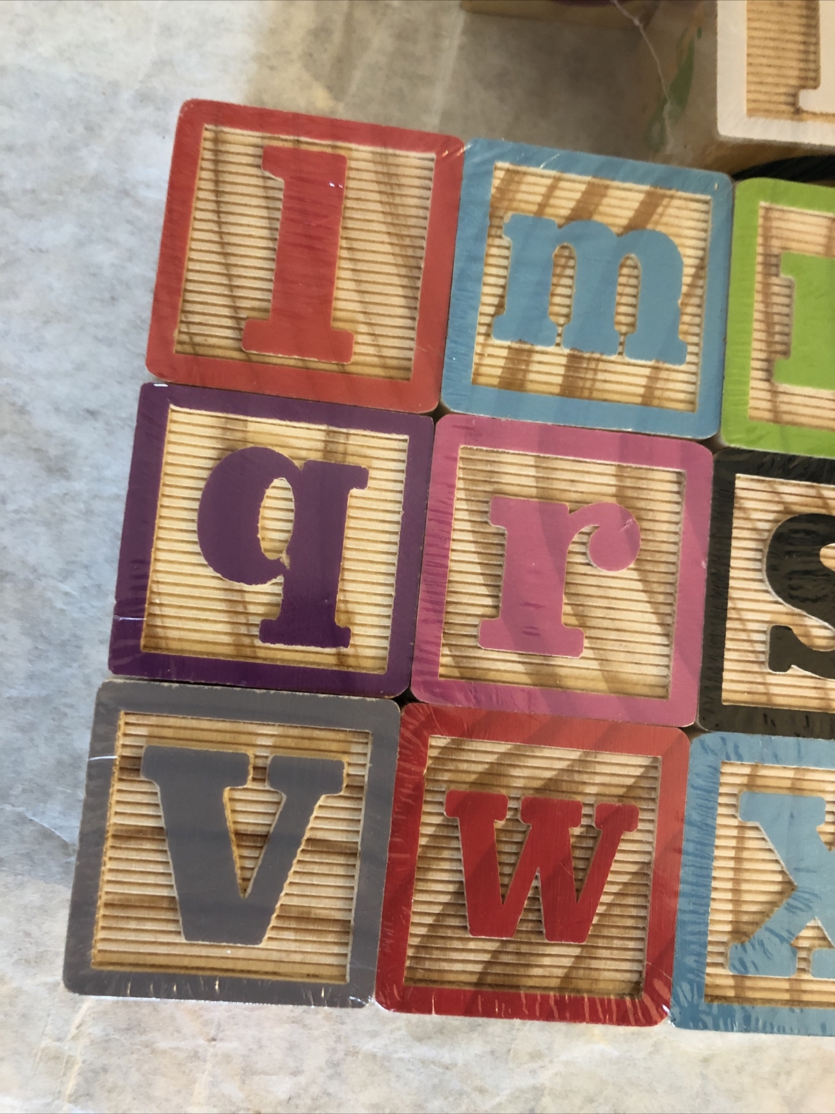 Chuckle & Roar 30pc ABC Learning Blocks Set Cracked Lid for sale online ...