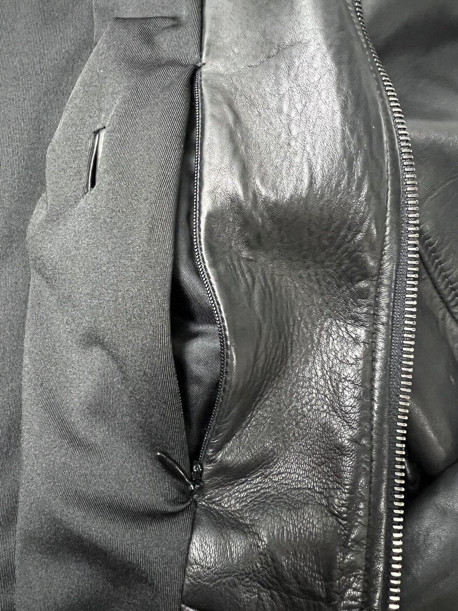 285 ARMANI COLLEZIONI Blouson Leather Jacket Size 40 MSRP 285 ARMANI COLLEZIONI Blouson Leather Jacket Size 40 MSRP