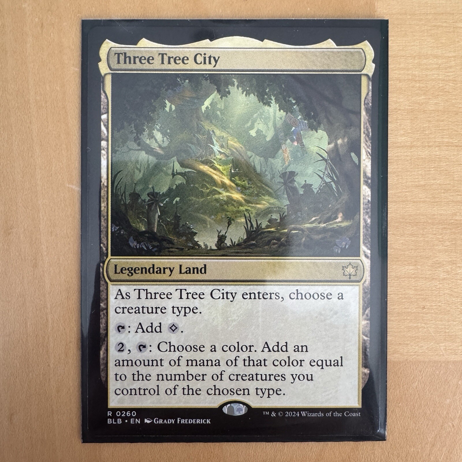 MTG Three Tree City Regular Bloomburrow Legendary Land Fresh Out Of ...