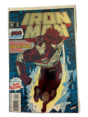 IRON MAN #300 FOIL COVER FIRST PRINT MARVEL COMICS (1994) WAR MACHINE ...