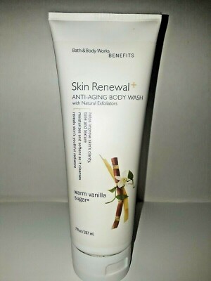 Bath & Body Works Warm Vanilla Sugar Skin Renewal Anti Aging Body Wash ...