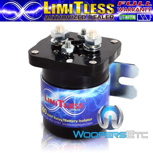 LIMITLESS LITHIUM LL-IR500A 500 AMP LIFE CYCLE WATER RESISTANT ISOLATOR ...