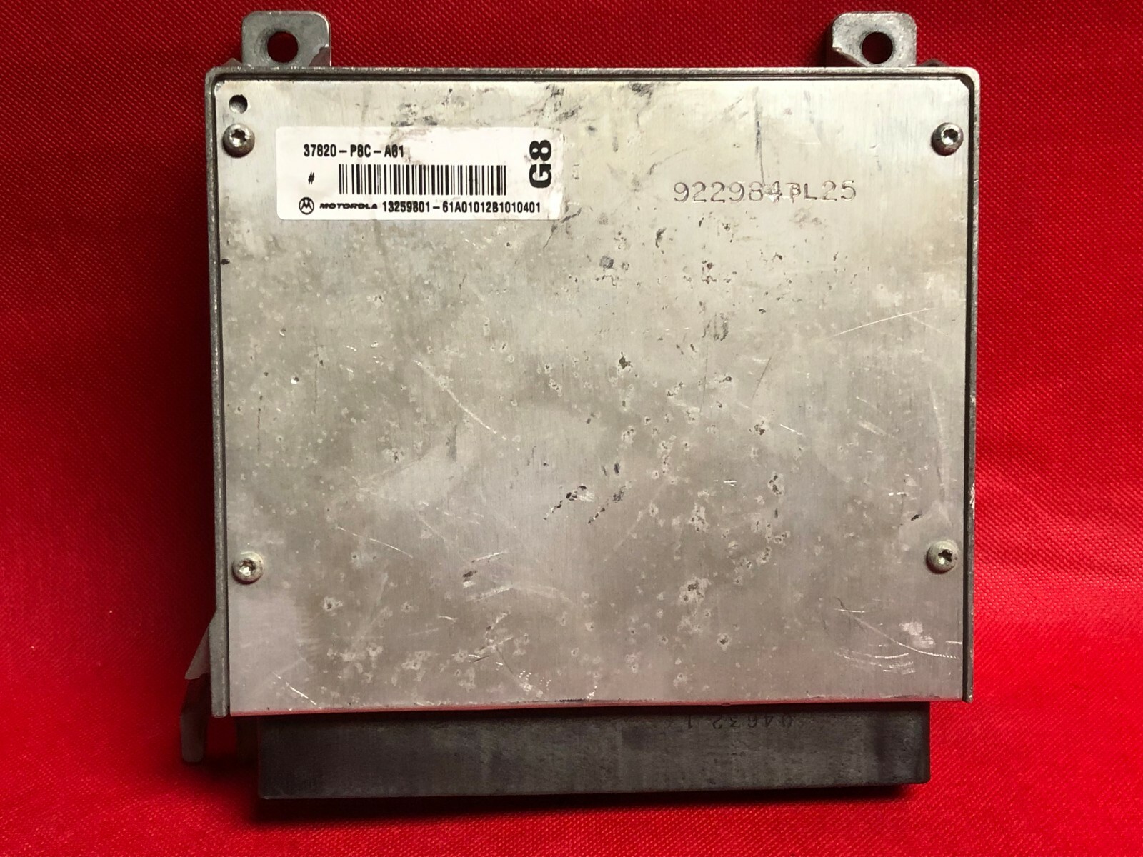 01 HONDA ACCORD 3.0 AT ECM ECU CONTROL MODULE 37820-P8C-A61 G8 MOTOROLA ...