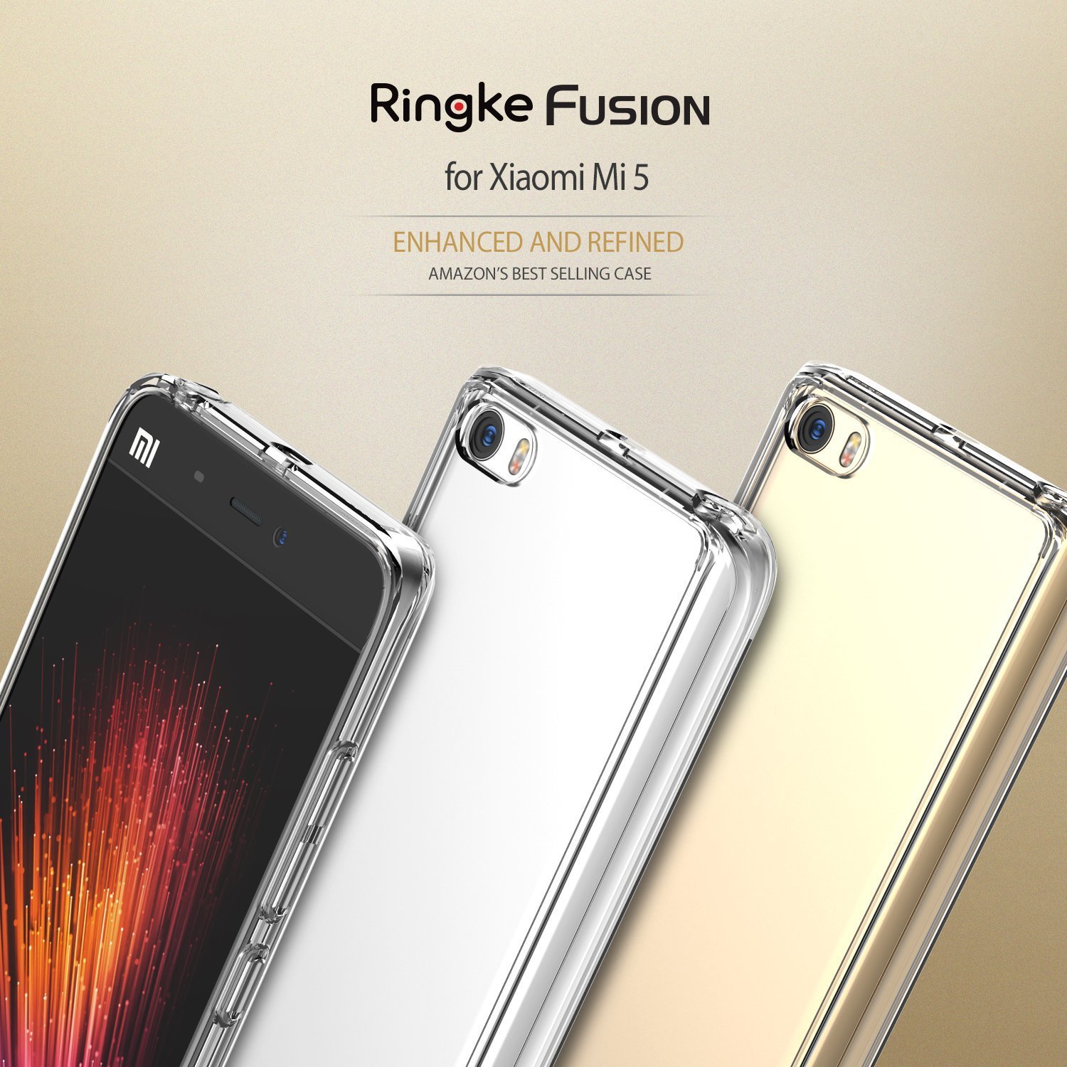 For Xiaomi Mi5 | Ringke [FUSION] Clear Back Shockproof TPU Protective ...