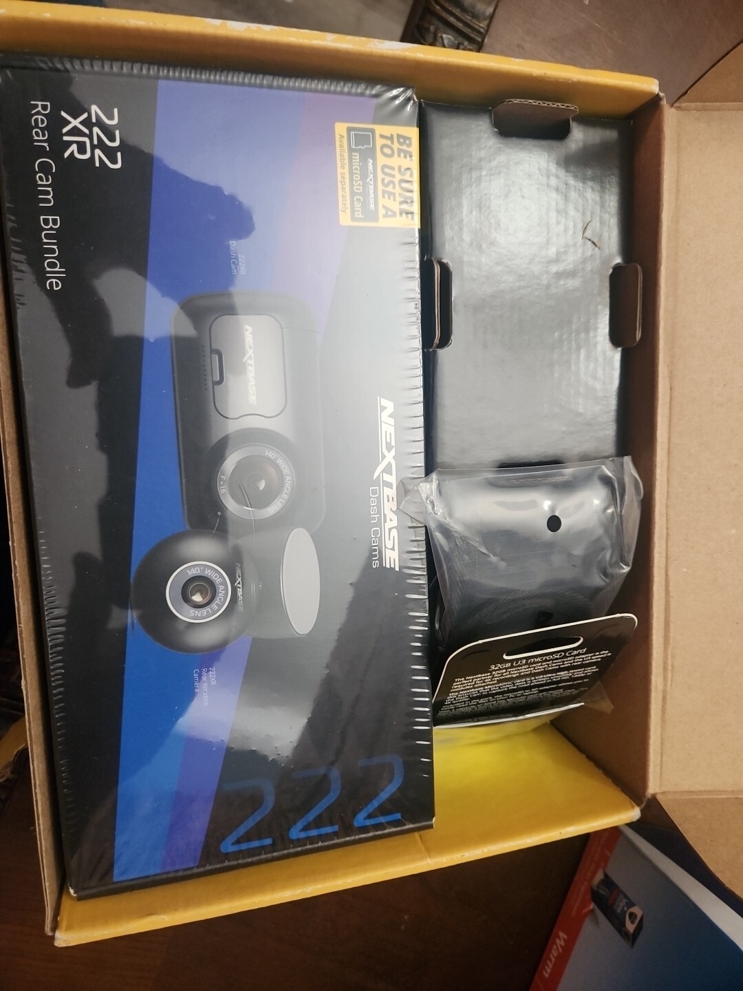 Nextbase 222XR Dash Camera + Rear Cam Bundle, Includes 32GB SD Card NEW ...