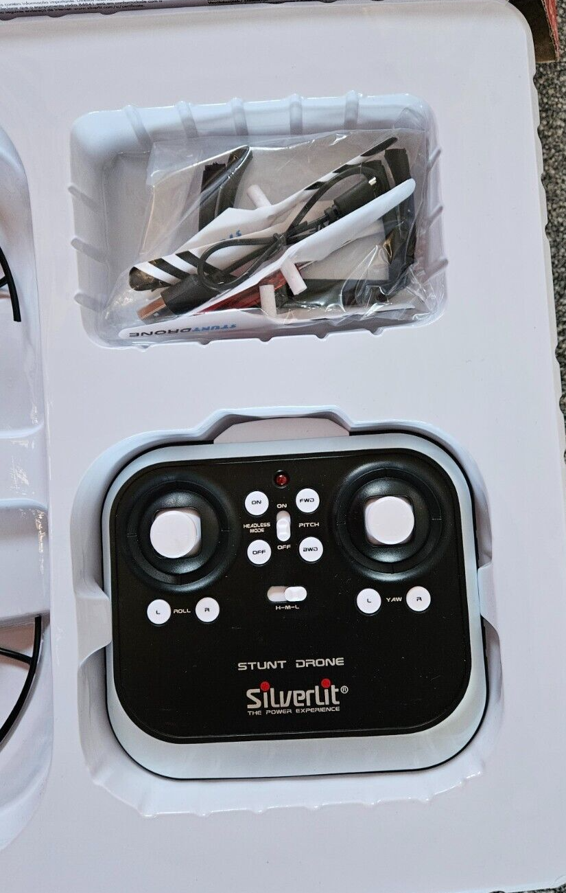 NEW SilverLit Flybotic Stunt Drone 2.4 GHz 33 cm 360 degree flip, USB ...
