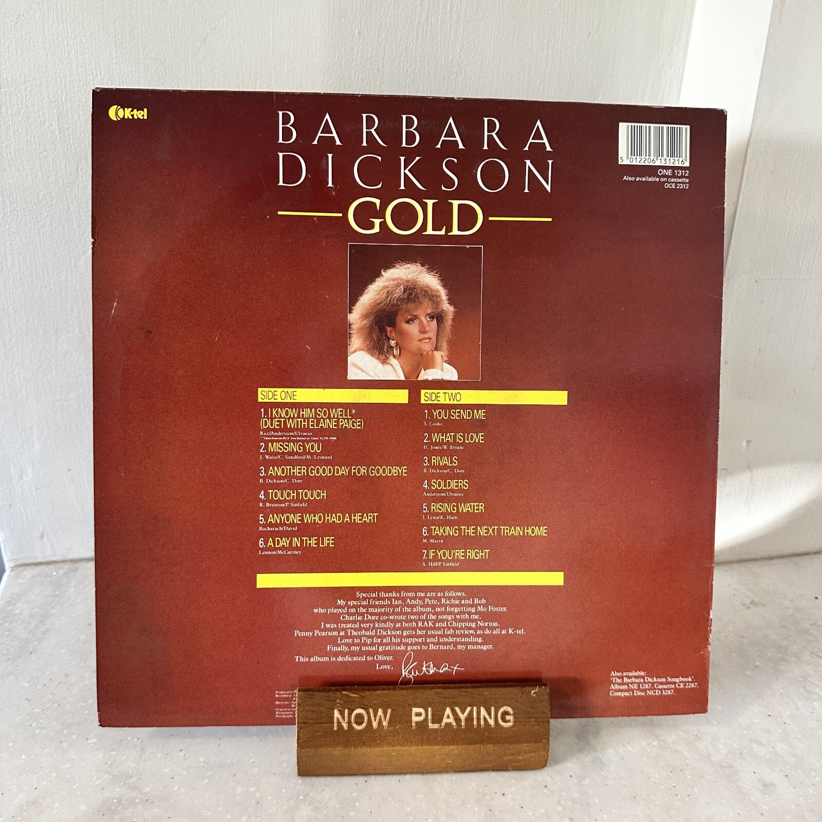 Barbara Dickson – Gold - Vinyl LP UK Import - EX/VG+ | eBay