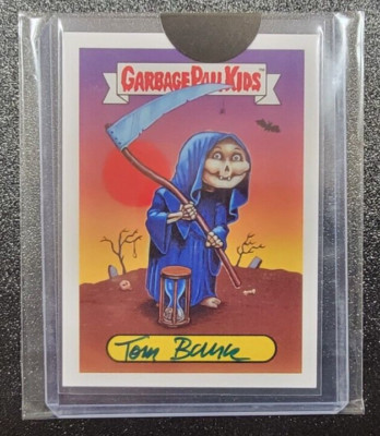Garbage Pail Kids 2023 Get A Grip Horror Artist Tom Bunk Autograph Grim ...