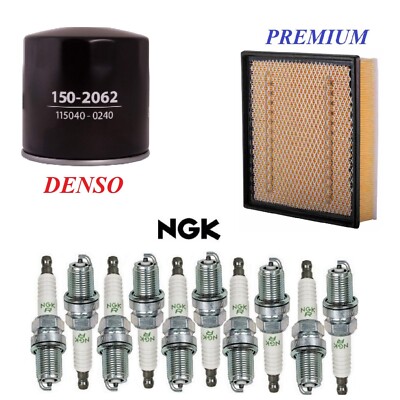 Tune Up Kit Filters Spark Plugs For DODGE RAM 1500 V10; 8.3L 2004-2006 ...