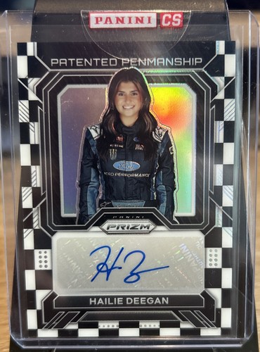 Hailie Deegan 2023 Panini Patented Penmanship Checkered Flag Prizm /50 ...