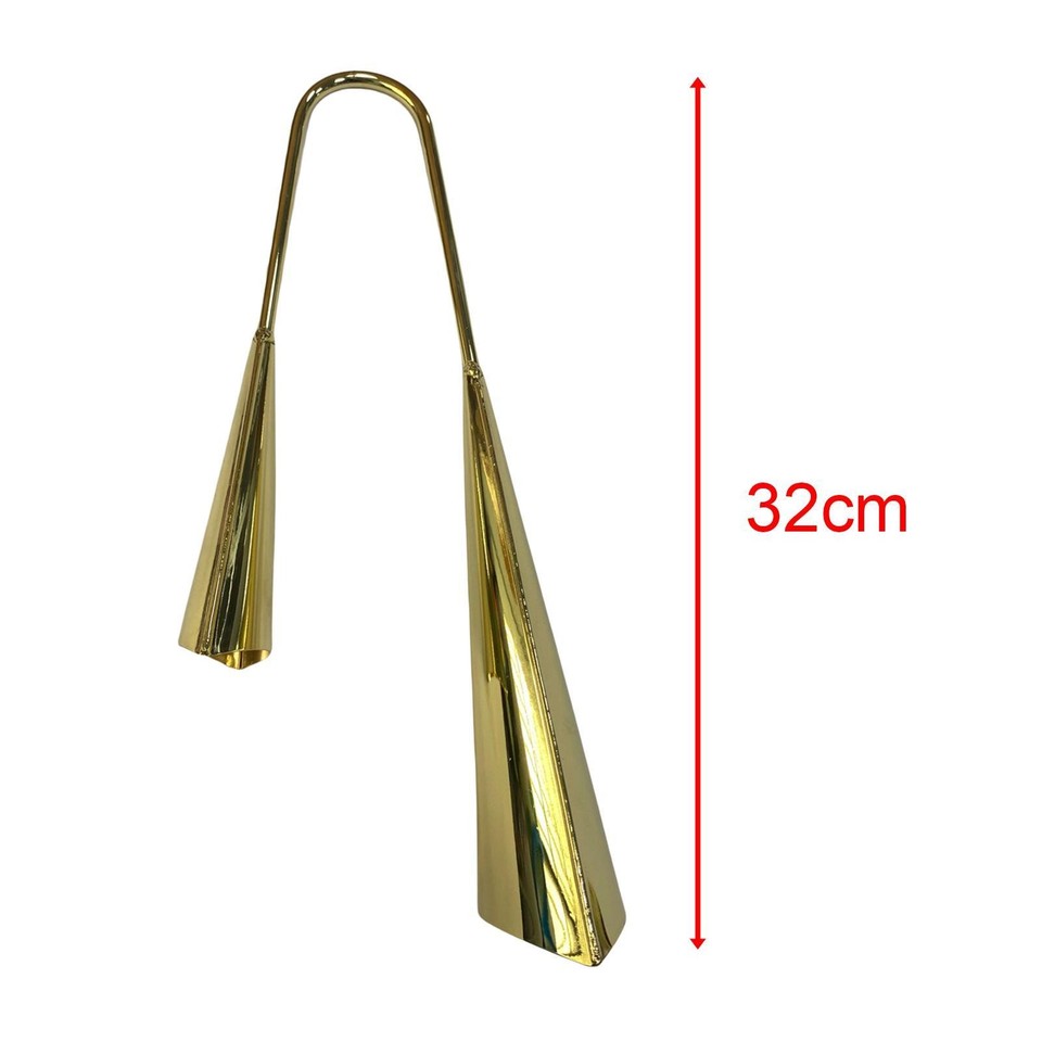 Traditional Percussion Agogo Bell Duable Two Tone Metal Double Bell for ...