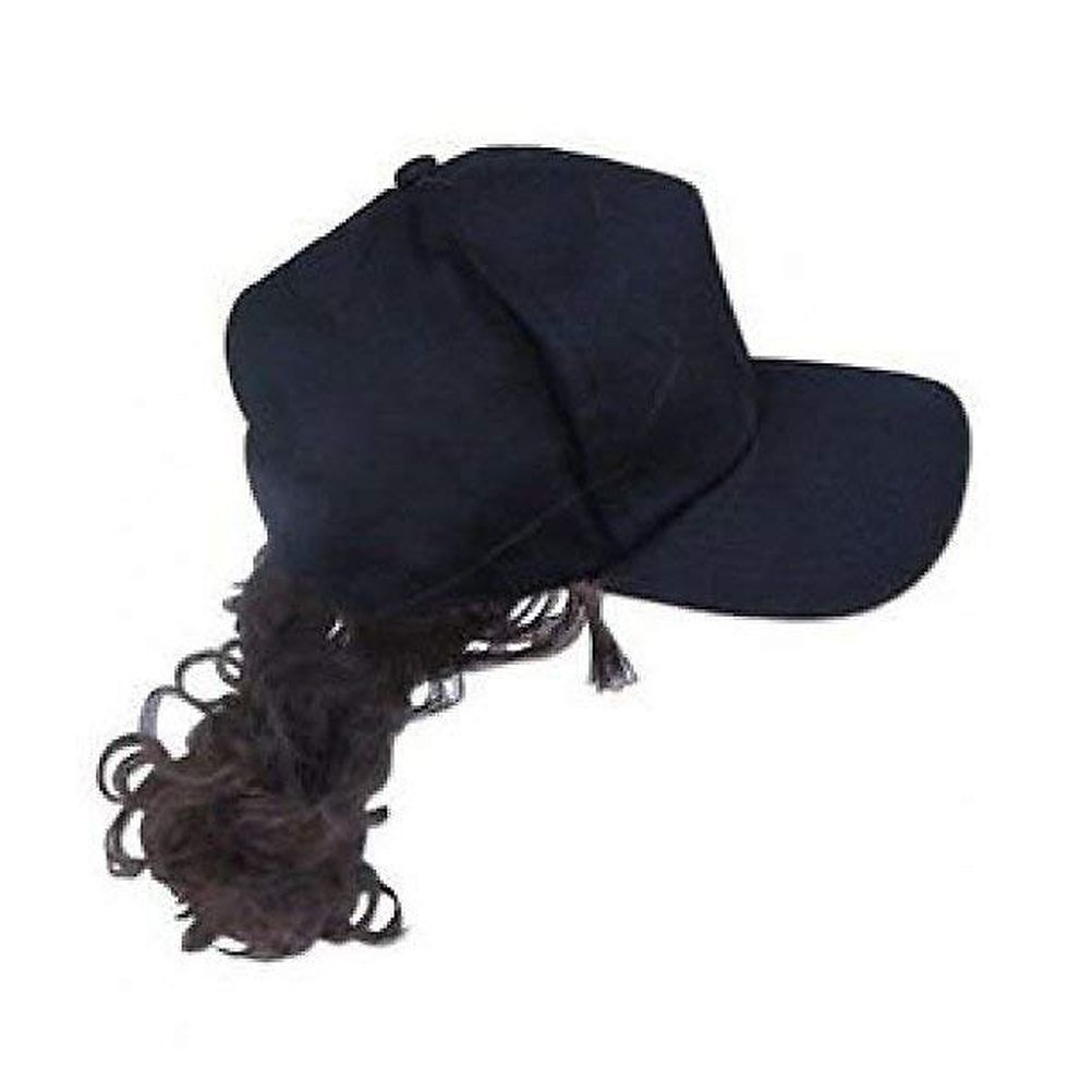 The Mullet Hat with Brown Hair (Business in Front, Party in Back ...