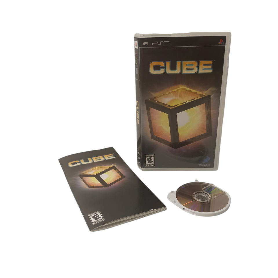 Sony PlayStation Portable PSP Video Game Cube 3D Puzzle Mayhem Problem ...