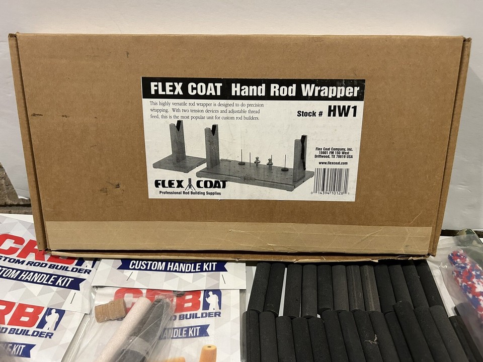 FLEX COAT ROD BUILDING Hand Wrapper NEW HW1 And Supplies For Starting A ...