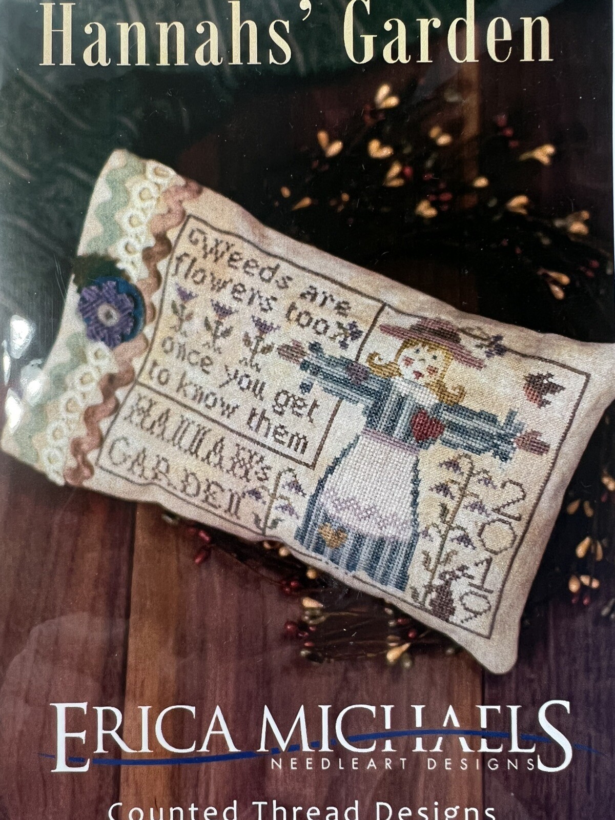 Erica Michaels Petites Collection Little Hannah’s Garden Cross Stitch ...