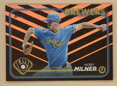 Hoby Milner - 2024 Topps Update #US87 - Holiday Foil - Milwaukee ...