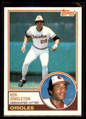 1983 Topps Ken Singleton #85 Baltimore Orioles | eBay