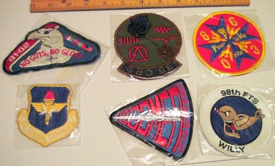 Lot USAF Air Force Military Patch 6 Patches #23 | eBay