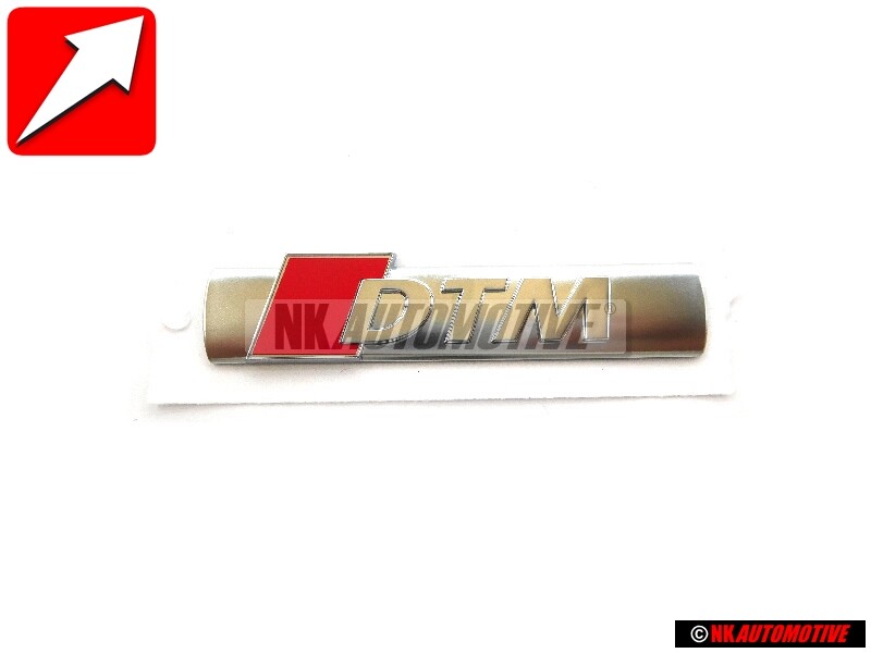 Original Audi DTM Side Badge Emblem Chrome Red - 8E0853601A | eBay