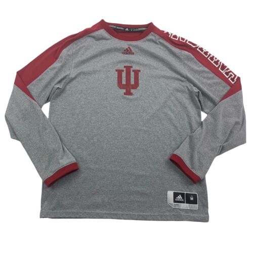 Adidas Indiana Hoosiers IU Long Sleeve Shirt Indiana Hoosiers Men’s ...