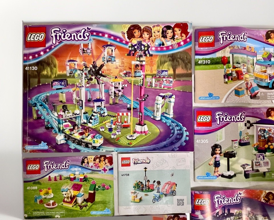 LEGO Friends: Lot of 13 Instruction Manual Booklets 41130, 41107, 41085 ...