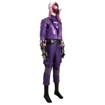 Spider-Man Prowler Miles Morales Cosplay Costume With Mask Outfit Men ...