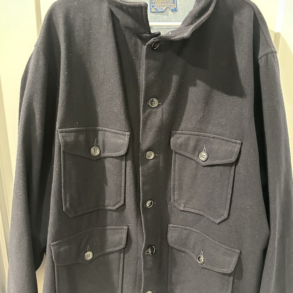 Black Pendleton 3x Wool Jacket. Free Shipping. | eBay