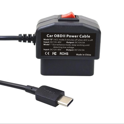 OBD 2 to USB-C Universal Cable – Compatible with Ring Car Devices and ...