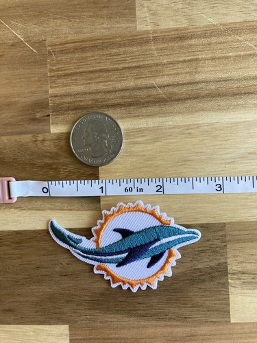 Miami Dolphins Embroidered Iron On Patch Great On Jackets & Hats NFL 3 ...