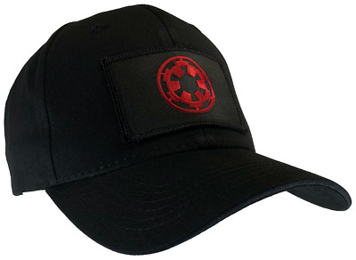 Star Wars Imperial Hat Black Ball Cap Cotton Structured Red & Black ...