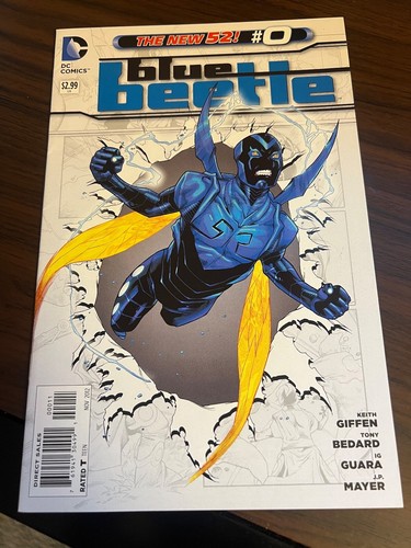 Blue Beetle #0 (DC Comics) New 52! Jamie Reyes new series key DCU 2012 ...