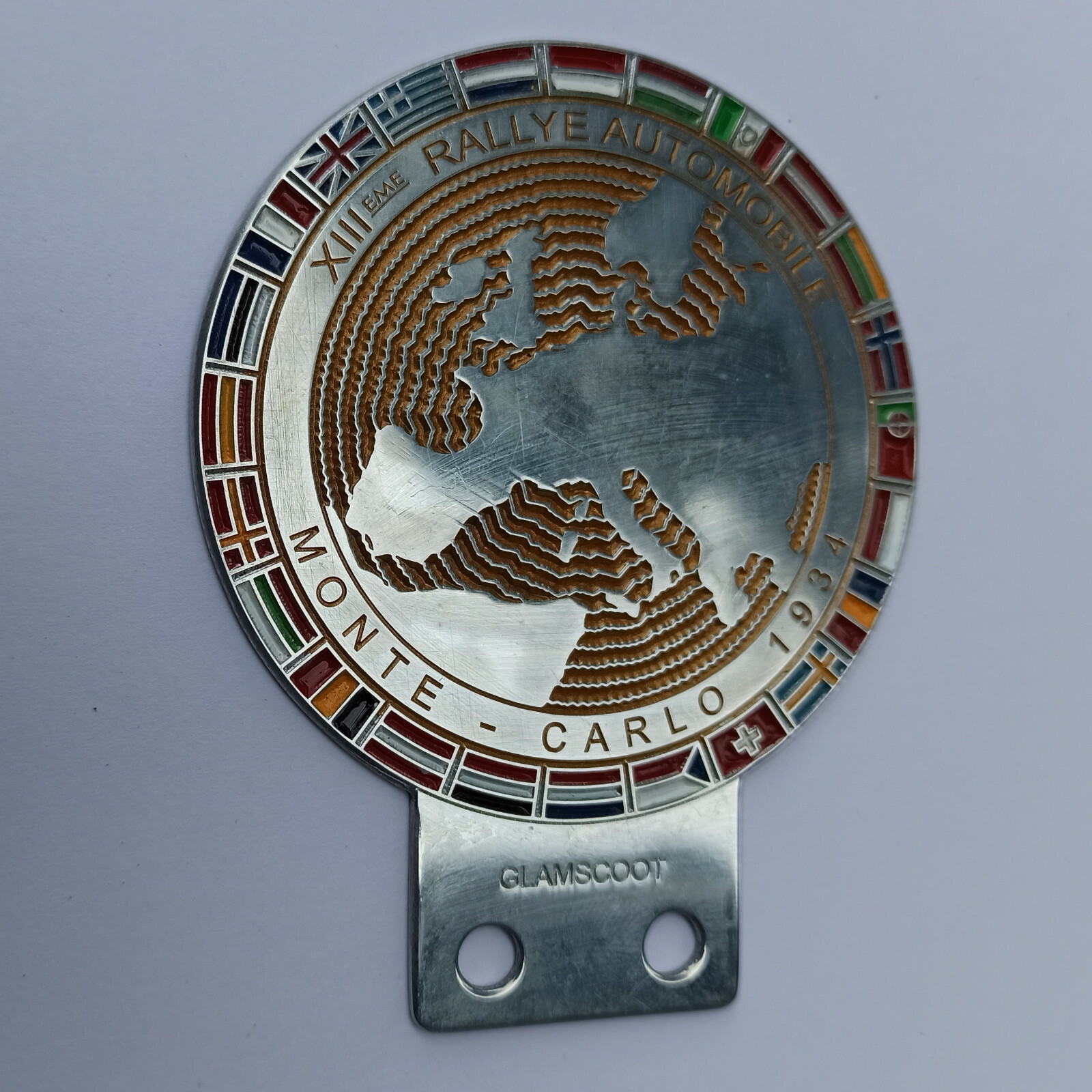 RALLYE MONTE CARLO BADGES CAR BADGE EMBLEM 1934 | eBay