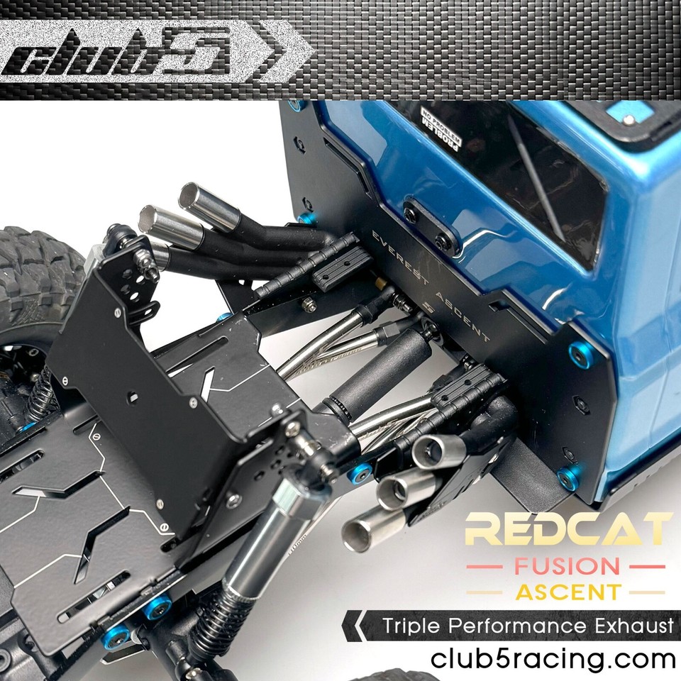 Triple Performance Exhaust for Redcat Ascent / Fusion | eBay