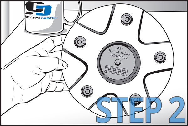 EMR0767-TRUCK-CAP VISCERA LOGO WHEEL RIM CENTER CAP CHROME W/ BLACK & 1 ...