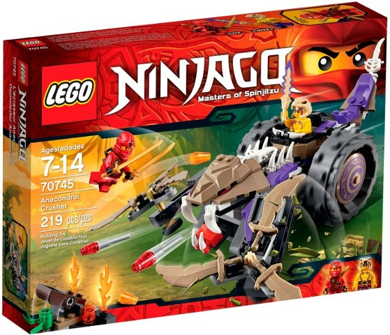 Lego Anacondrai Crusher 70745 NINJAGO Minifigure Building Set ...