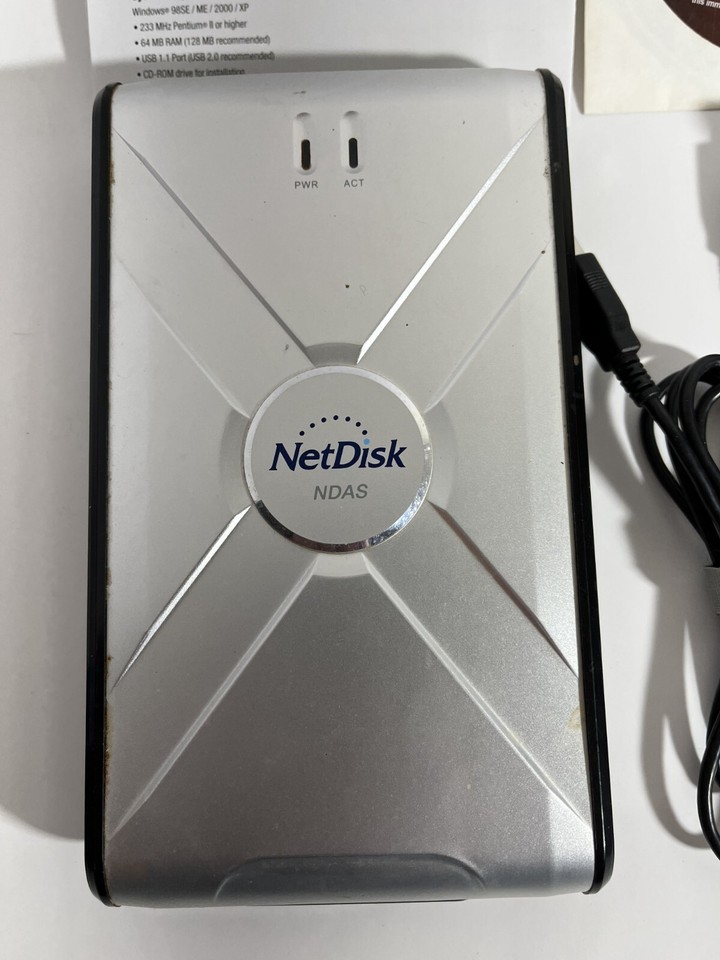 XIMETA NetDisk Network Direct Attached Storage (NDAS) 200 GB Ethernet ...