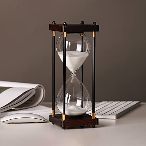 Hourglass Timer,Large Hourglass Sand Timer 30 30 min White Sand | eBay