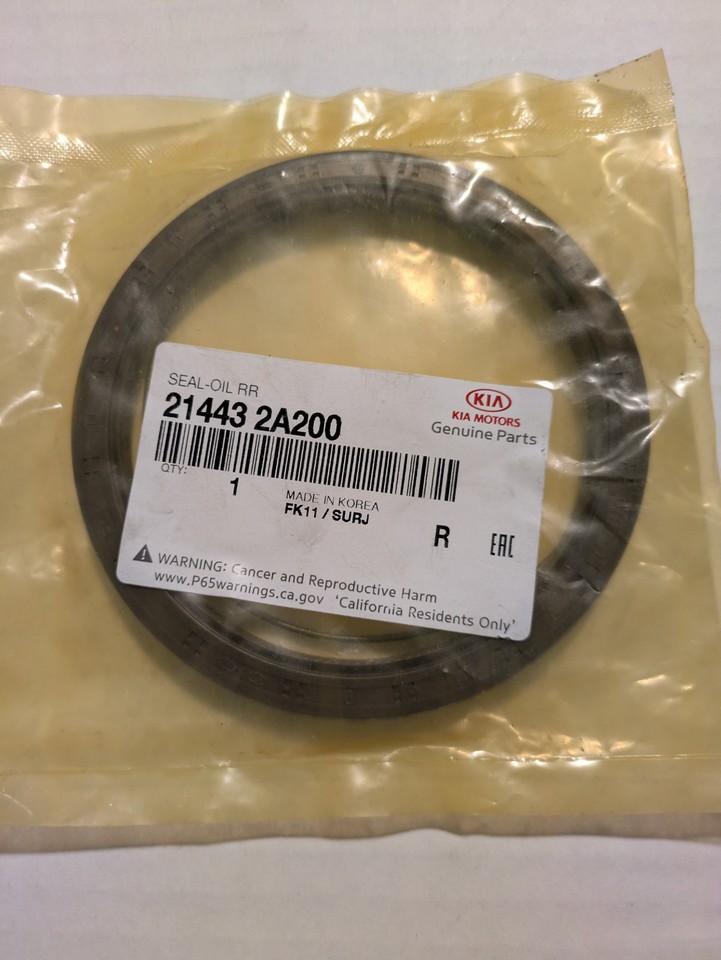 Genuine Kia Seal- Oil RR 21443 2A200 | eBay