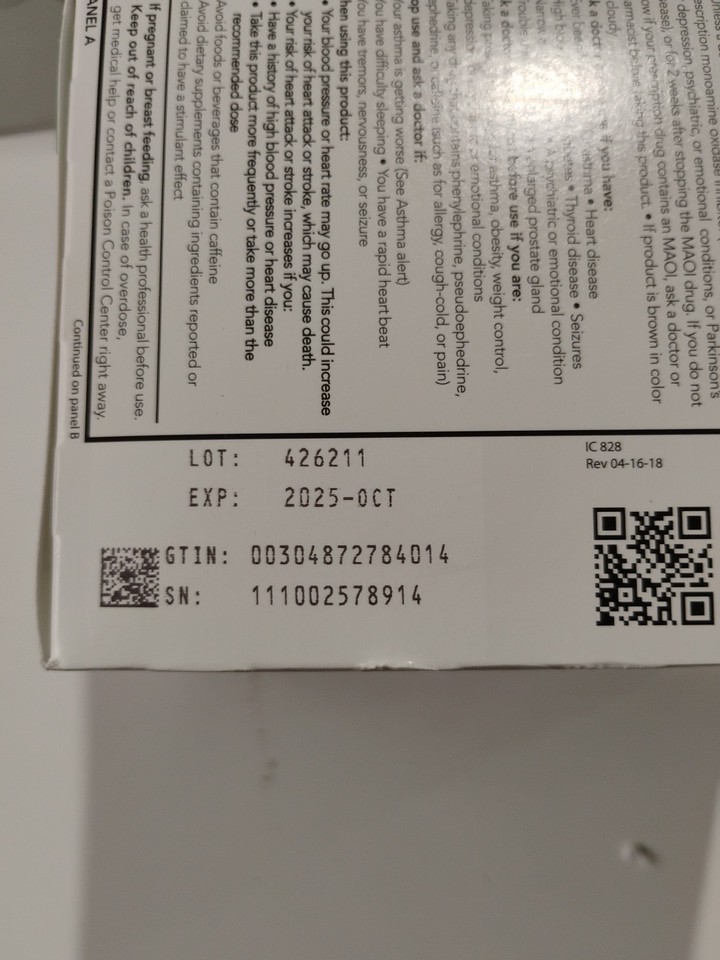 Asthmanefrin Asthma Medication Refill, 30 Count -Exp 10/25 | eBay