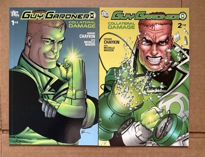 Guy Gardner Collateral Damage 1 and 2 Complete Series Howard Chaykin DC ...