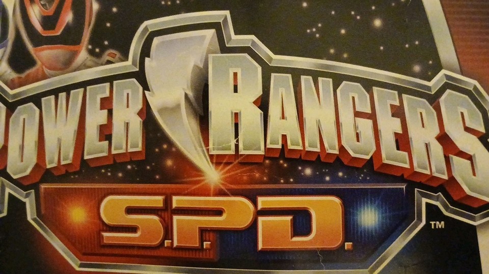 Power Rangers SPD Deluxe Shadow Police Captain Child Costume Size 7-8 ...