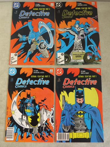 Batman Year Two Part 1-4 Detective Comics Set #575-578 DC Comics 1987 ...