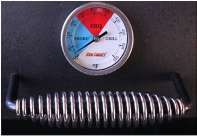 SPRING HANDLE WITH MOUNTING BRACKET 5" BBQ GRILL WOOD FURNACE STOVE ...