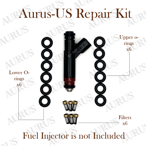 x6 FUEL INJECTOR REPAIR KITS FOR 2000-2005 Mercury Ford 3.0 V6 GASOLINE ...