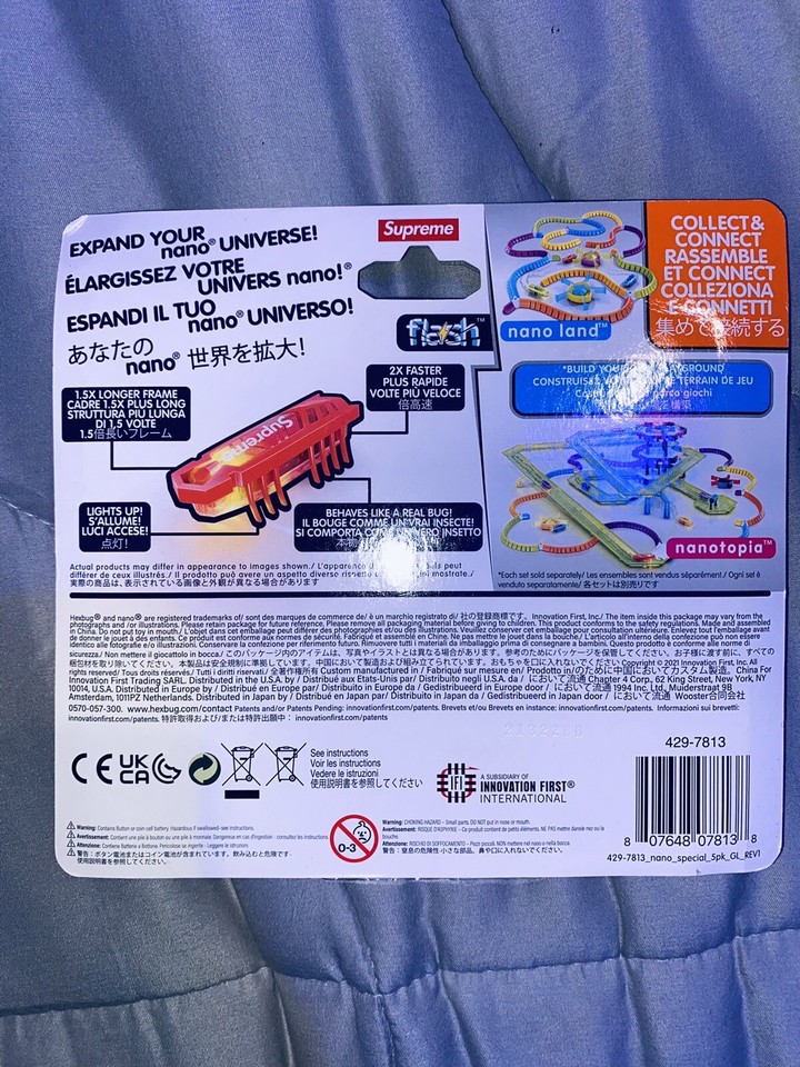 Supreme - HEXBUG Nano Flash (5 Pack) - "Red" - **IN STOCK** - **SHIPS ...