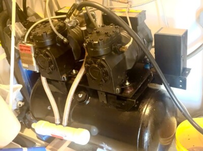 Matrx Dual DENTAL Air Compressor 4-6 User 208/230V (fully tested)CAN ...