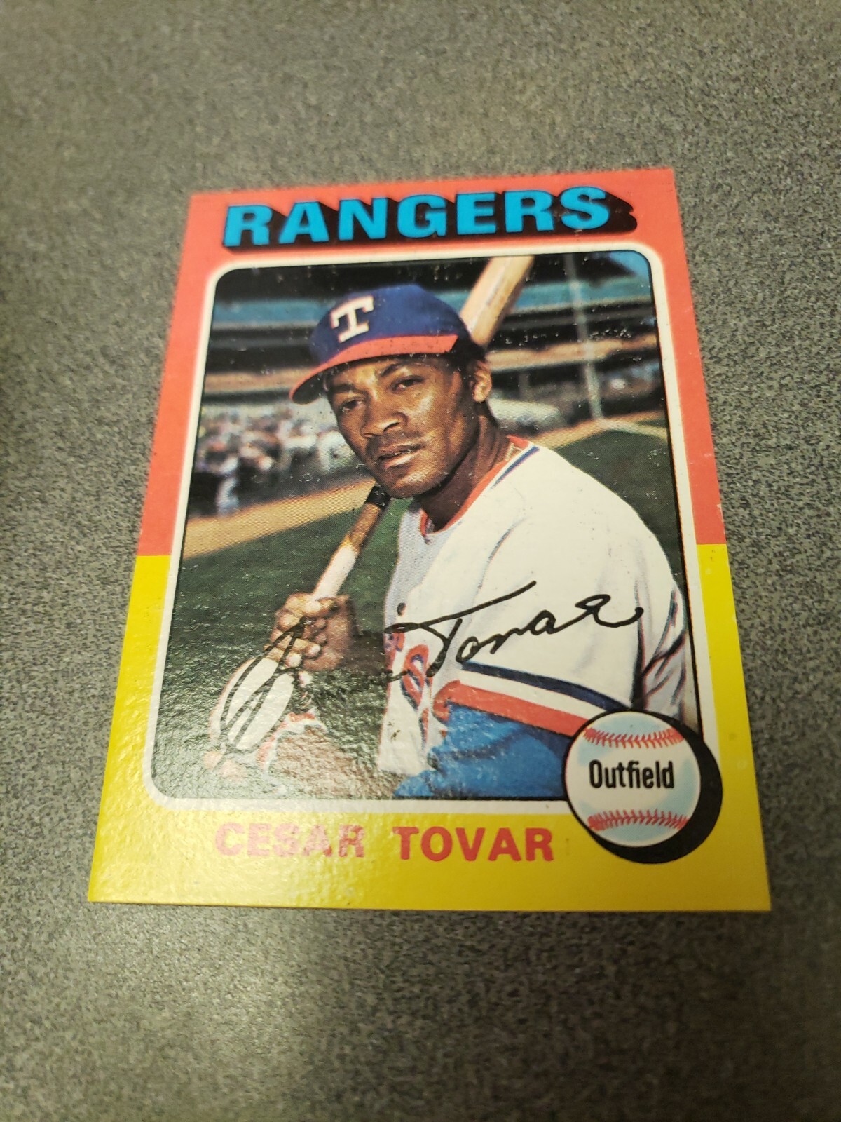 1975 Topps Cesar Tovar Texas Rangers #178 | eBay