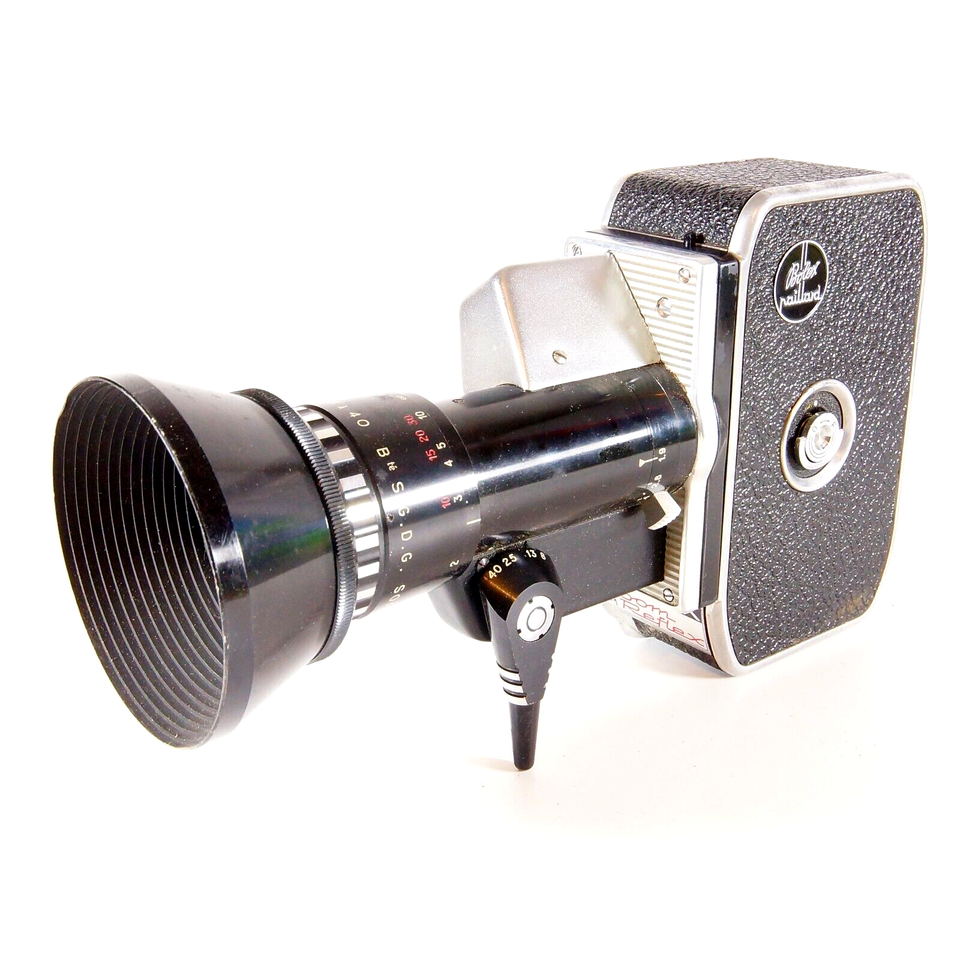 Paillard Bolex P1 8mm Movie Camera 8-40mm Zoom Lens + Lens Cap ...