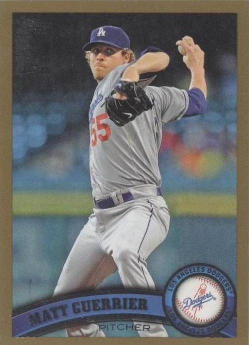2011 Topps Update Series - Matt Guerrier #US153 Gold /2011 for sale ...