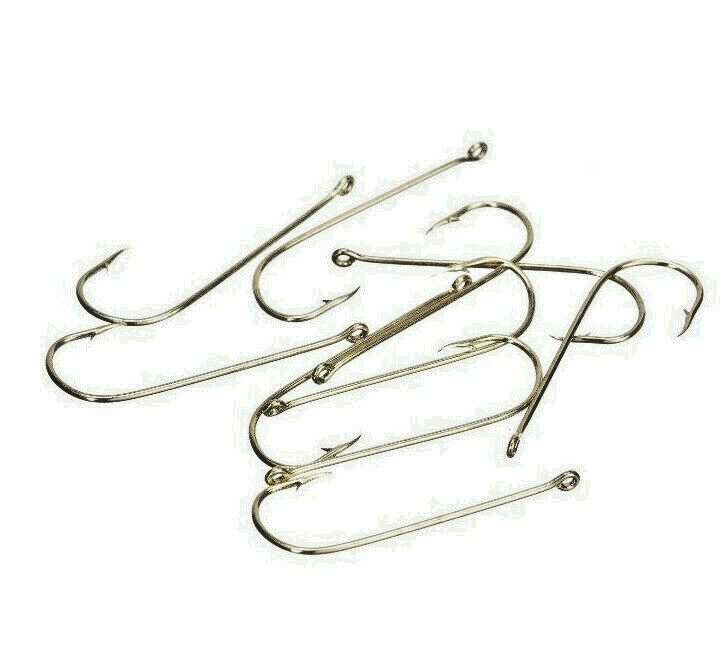 EAGLE CLAW BRONZE ABERDEEN LIGHT WIRE PANFISH HOOKS 10PK. SIZE 1 | eBay